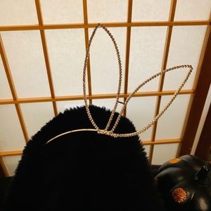 Accessories | Rhinestone Bunny Ears Headband | Poshmark